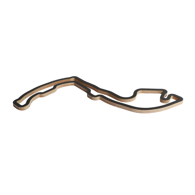 Circuit Monaco - Sculpture Murale en Bois (90 cm) Race Track Decor | En ...