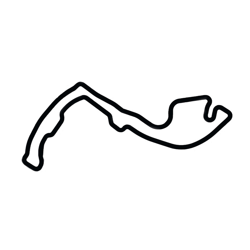 Circuit Monaco - Sculpture Murale en Bois (45 cm) Race Track Decor | En ...