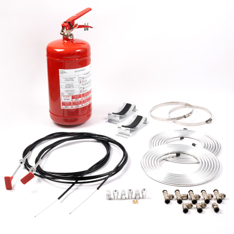 Kit Extincteur Automatique Mécanique 4.25L Ecofirex (FIA) | En Stock ...