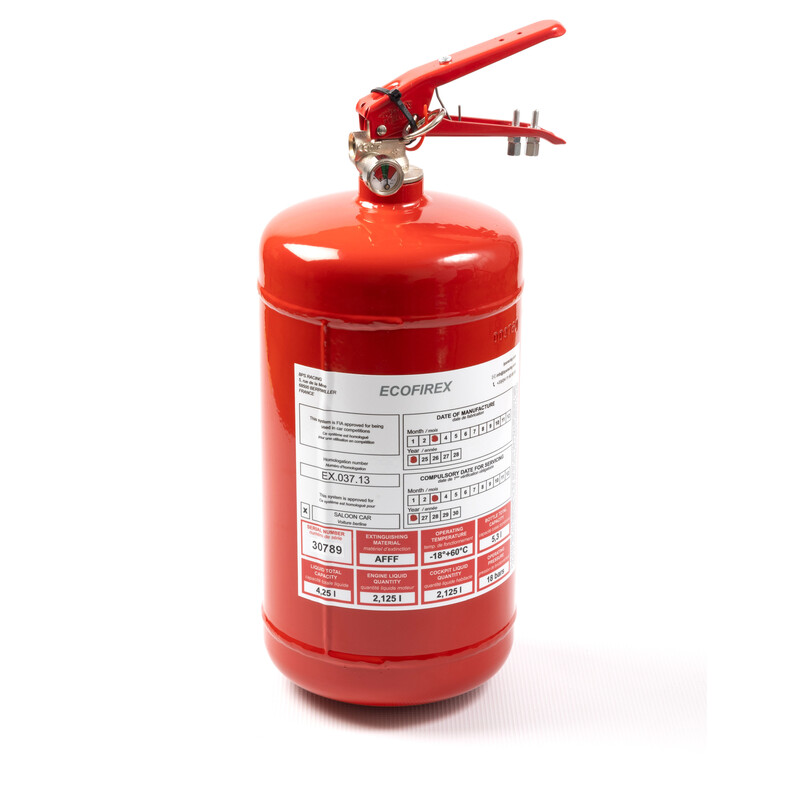 Kit Extincteur Automatique Mécanique 4.25L Ecofirex (FIA) | En Stock ...